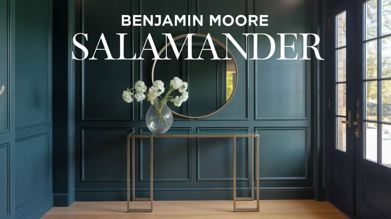 Using Benjamin Moore Salamander in Modern Design - Opple House