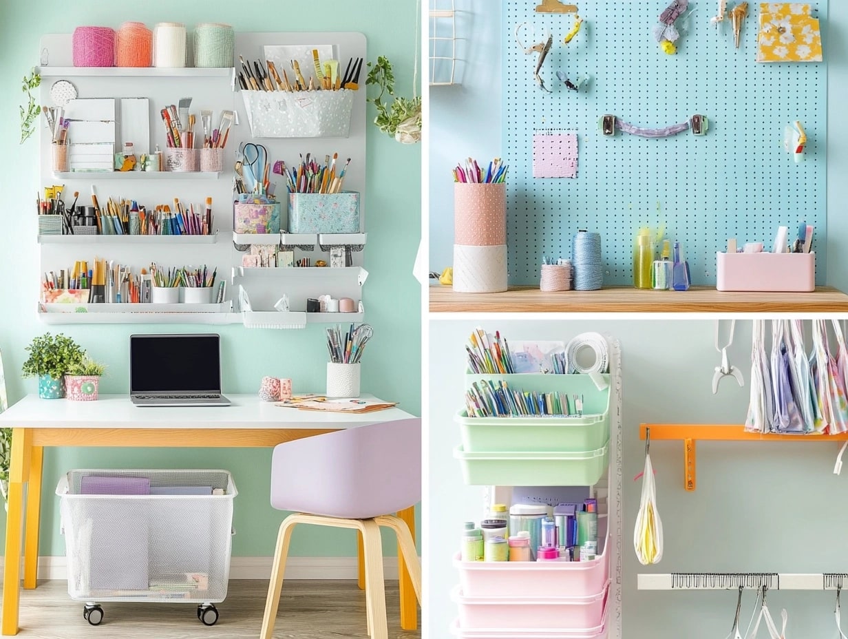 15 Home Office Craft Room Ideas - Opple House