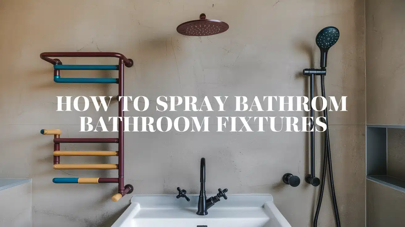 How to Spray Paint Bathroom Fixtures Effectively - Opple House