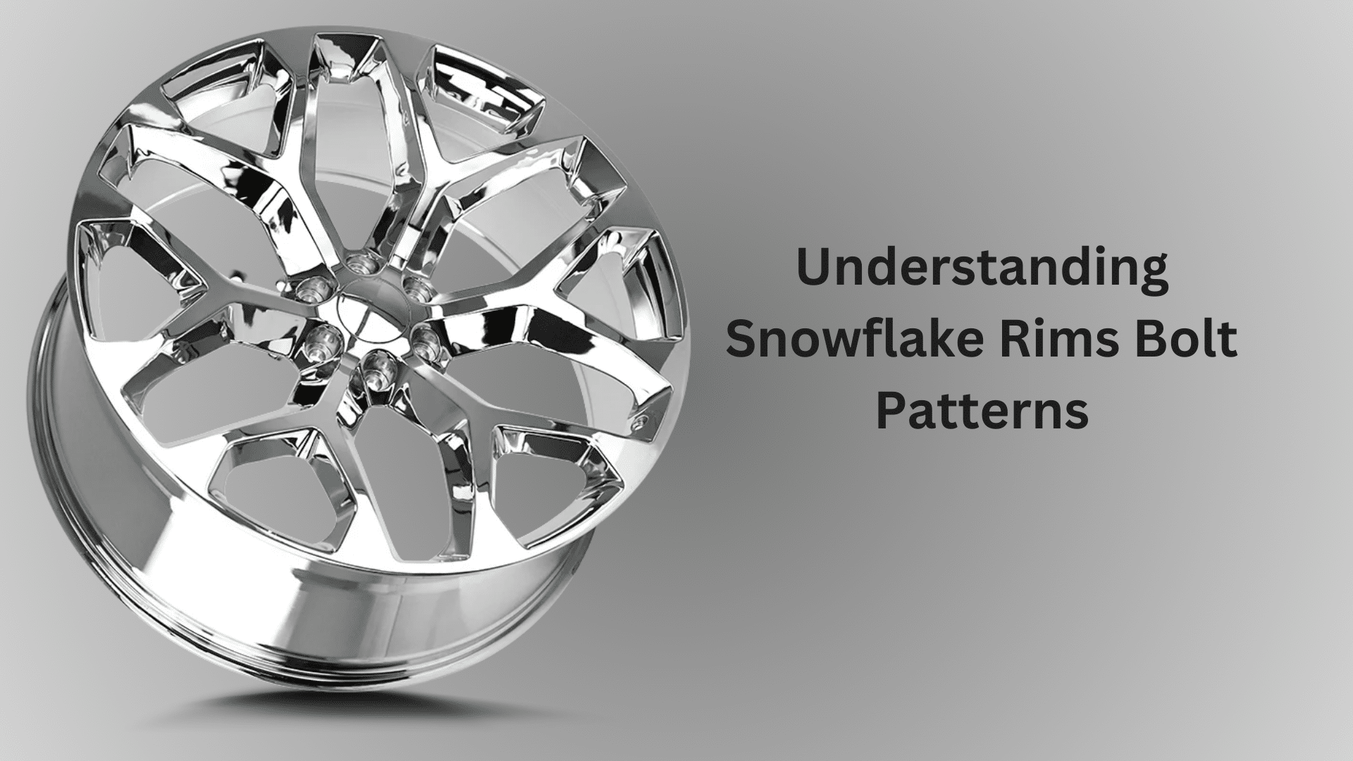 A Guide to Snowflake Rims Bolt Pattern - Opple House