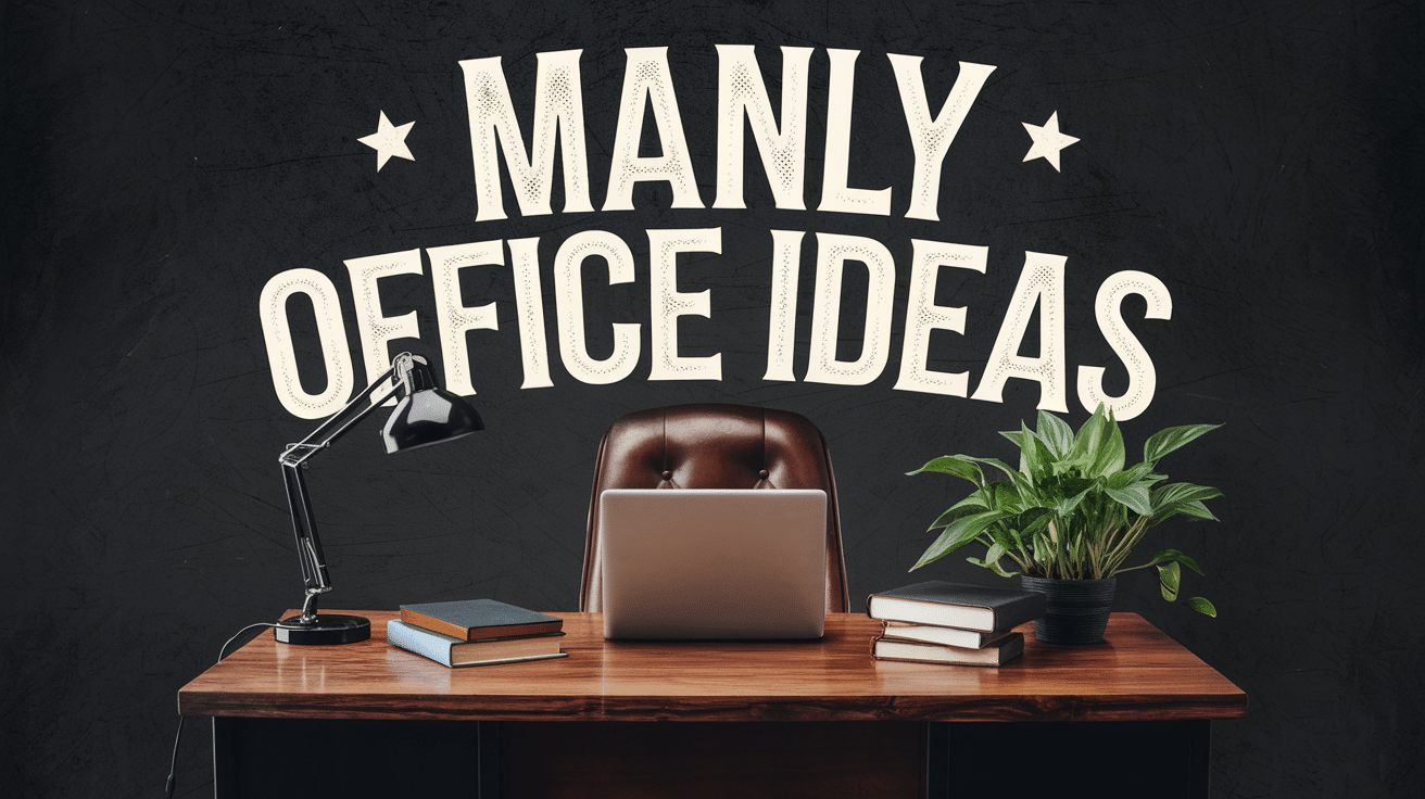39 Manly Office Decor Ideas You’ll Love - Opple House