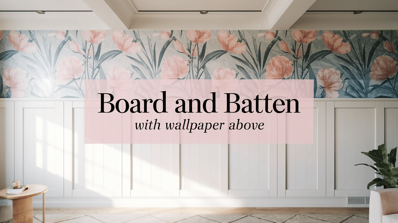 Board and Batten with Wallpaper: A Stylish Combination - Opple House