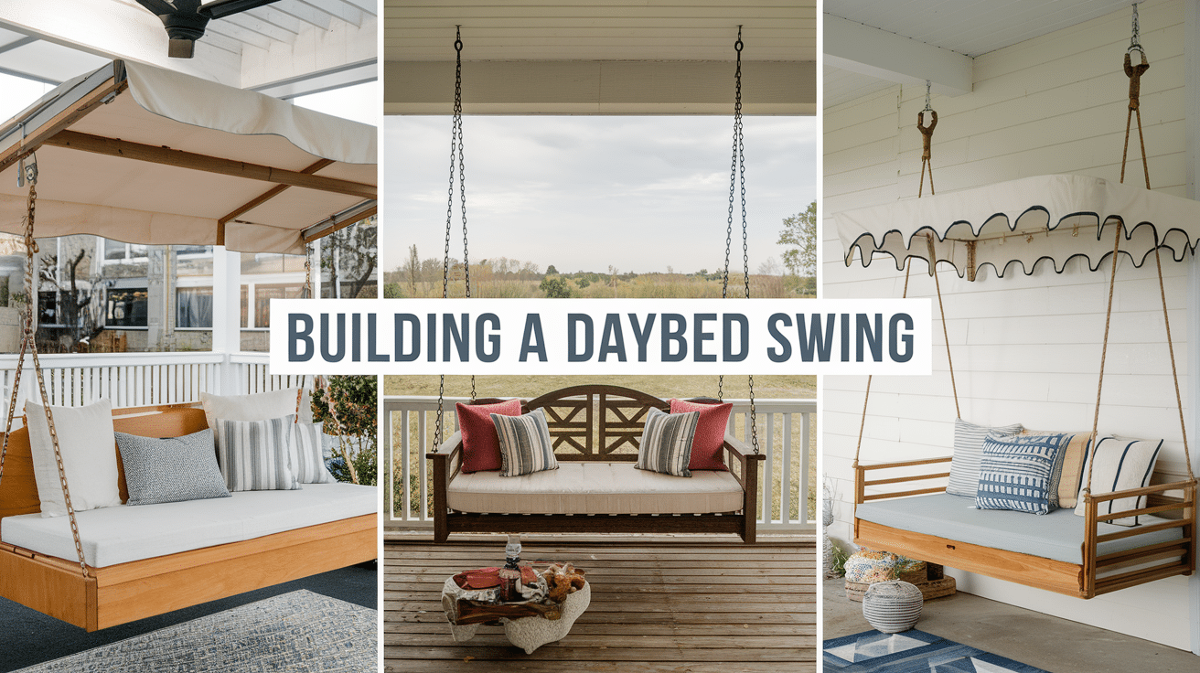 Building a Daybed Swing: Everything You Need to Know - Opple House
