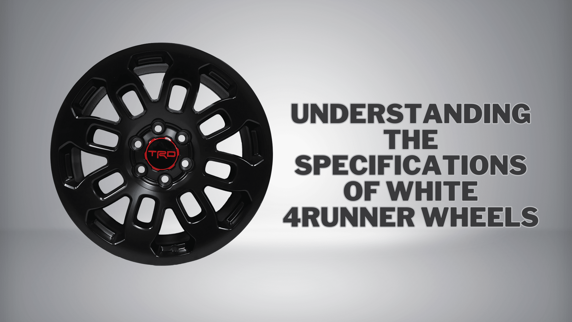 Understanding the Specifications of White 4Runner Wheels - Opple House