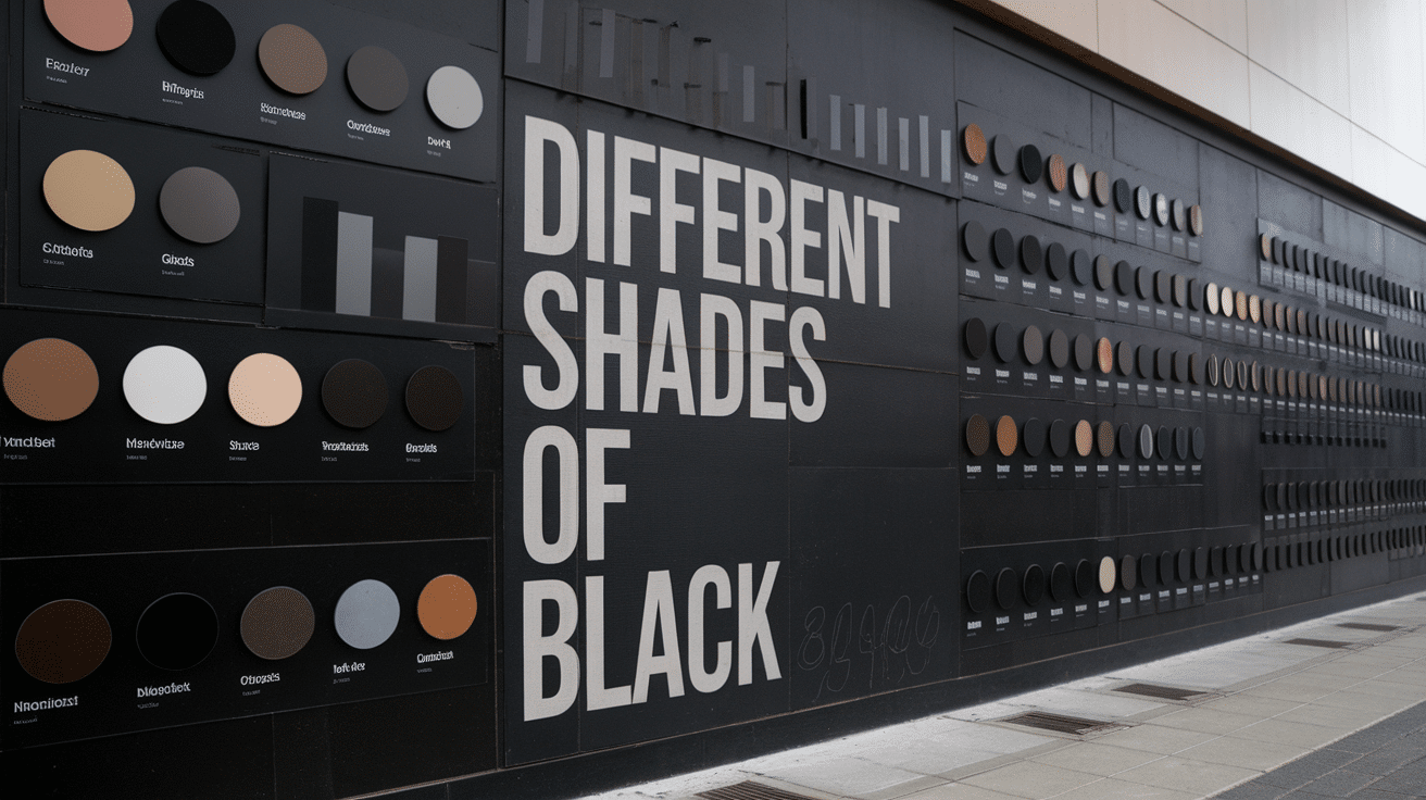 Different Shades of Black and How To Use Them - Opple House
