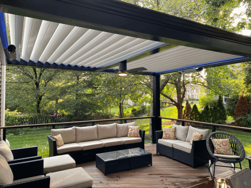 Benefits of Motorized Louvered Pergolas - Opple House