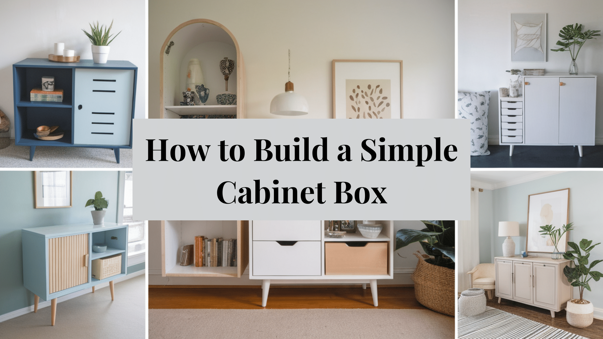 How to Build a Simple Cabinet Box for Beginners - Opple House