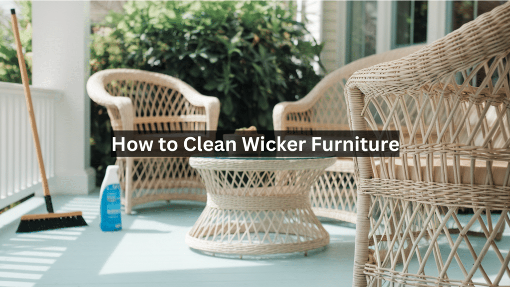 How to Clean Wicker Furniture: A Step-by-Step Guide - Opple House