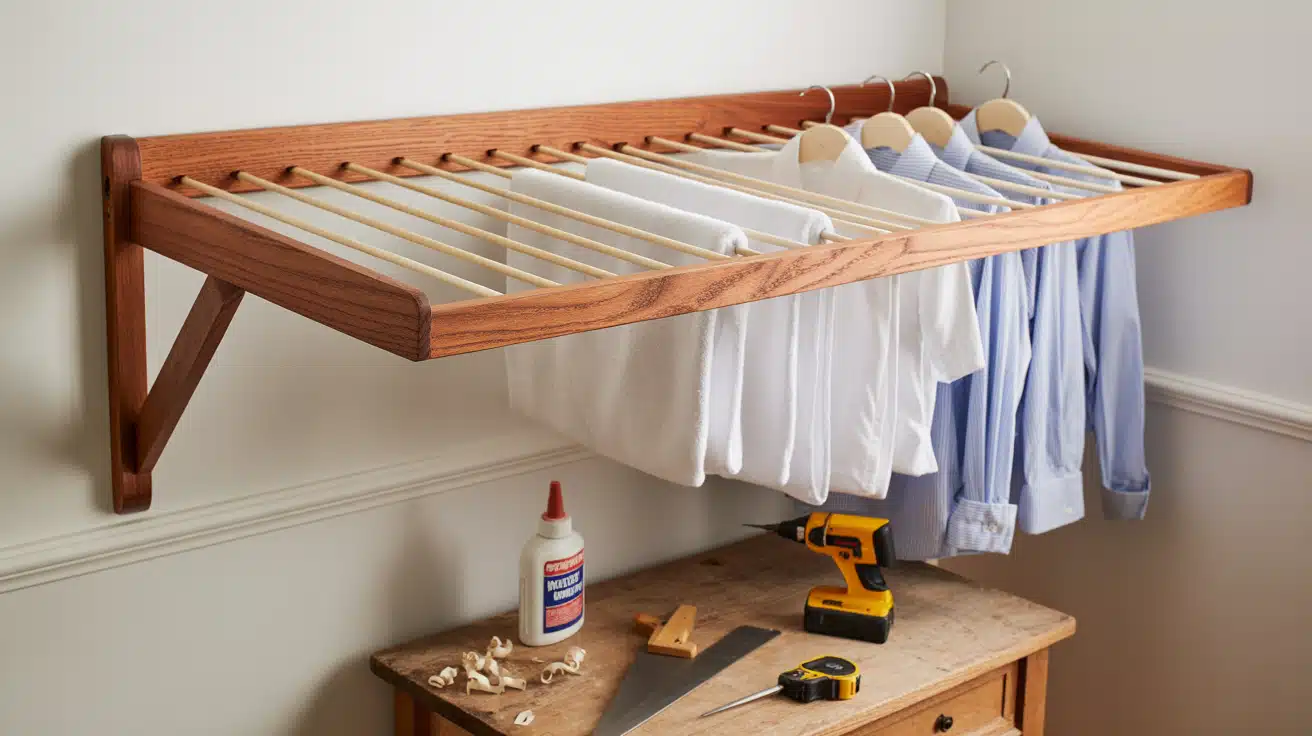 How to Build a DIY Drying Rack in Simple Steps - Opple House