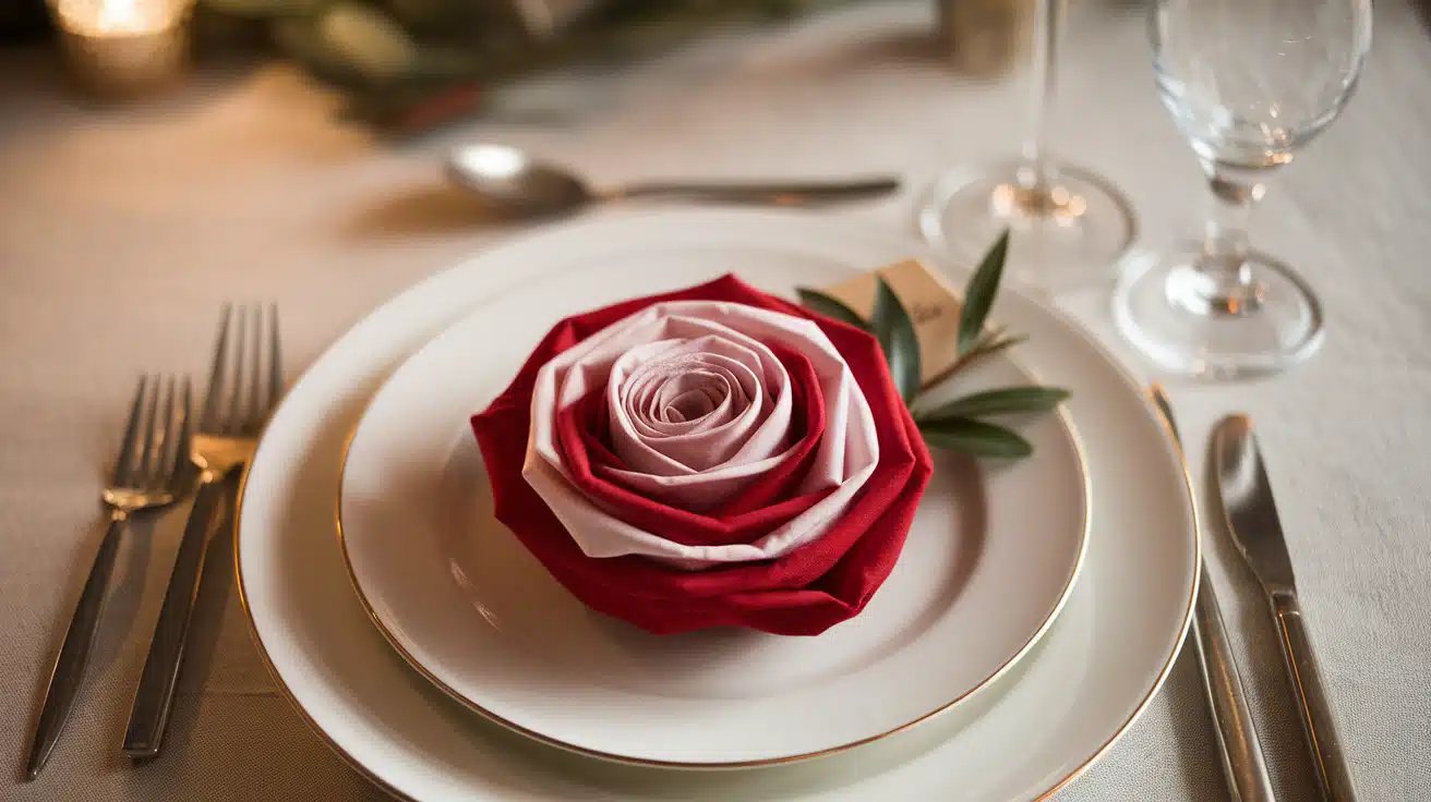 How to Fold a Napkin Into a Rose? - Opple House