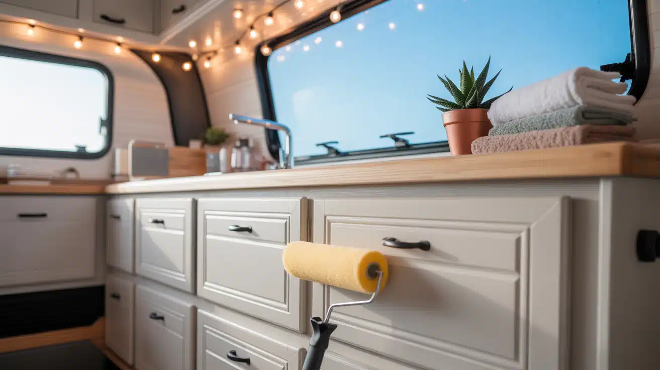 How to Paint Camper Cabinets: Step-by-Step Guide - Opple House