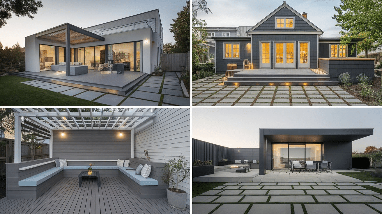 15 Two-Tone Grey Decks for Any Style - Opple House