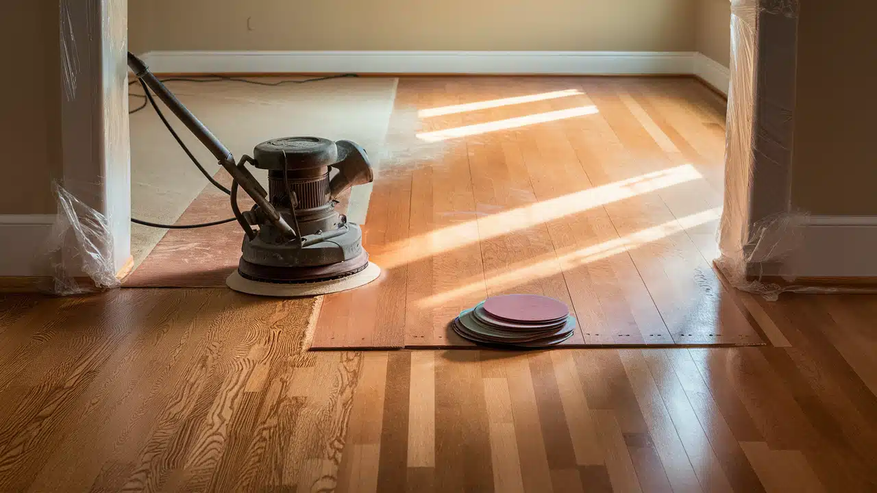 Guide to Sanding Hardwood Floors with Orbital Sander - Opple House