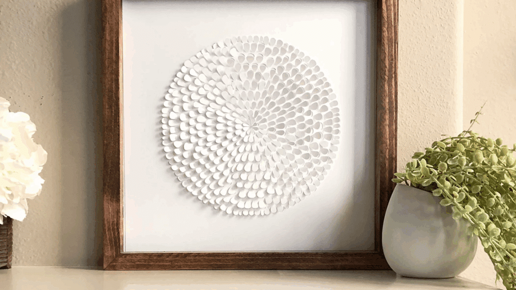 How to Make DIY Textured Wall Art at Home - Opple House