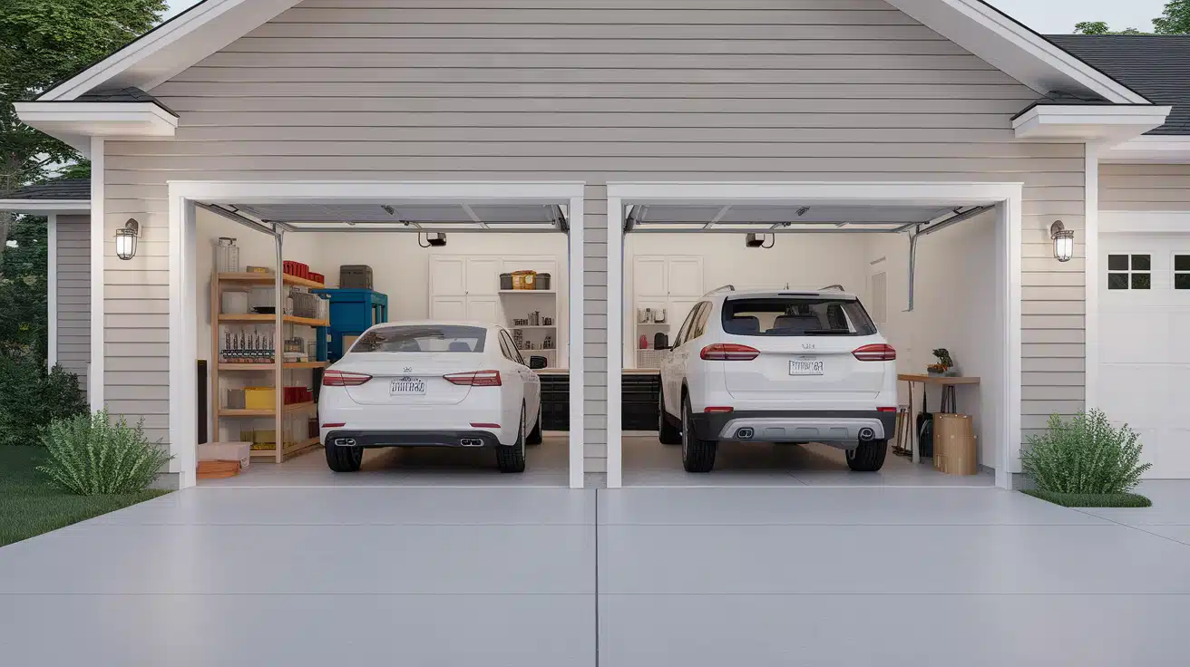 Standard 2-Car Garage Dimensions Guide - Opple House