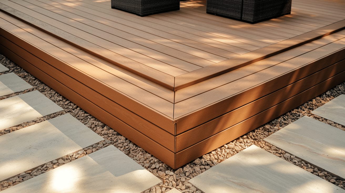 7 Ways to Finish the Ends of Composite Decking - Opple House