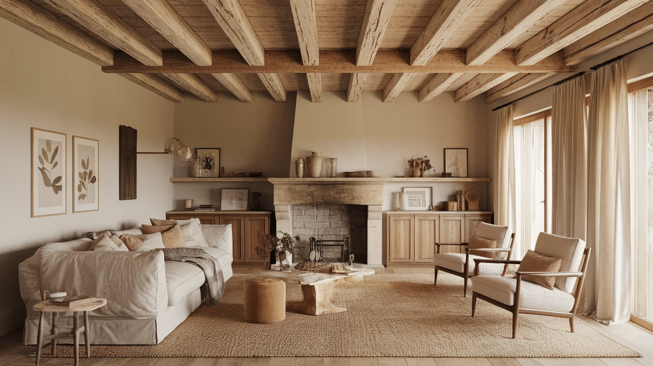 30 Rustic Interior Design Ideas for a Warm & Modern Home - Opple House