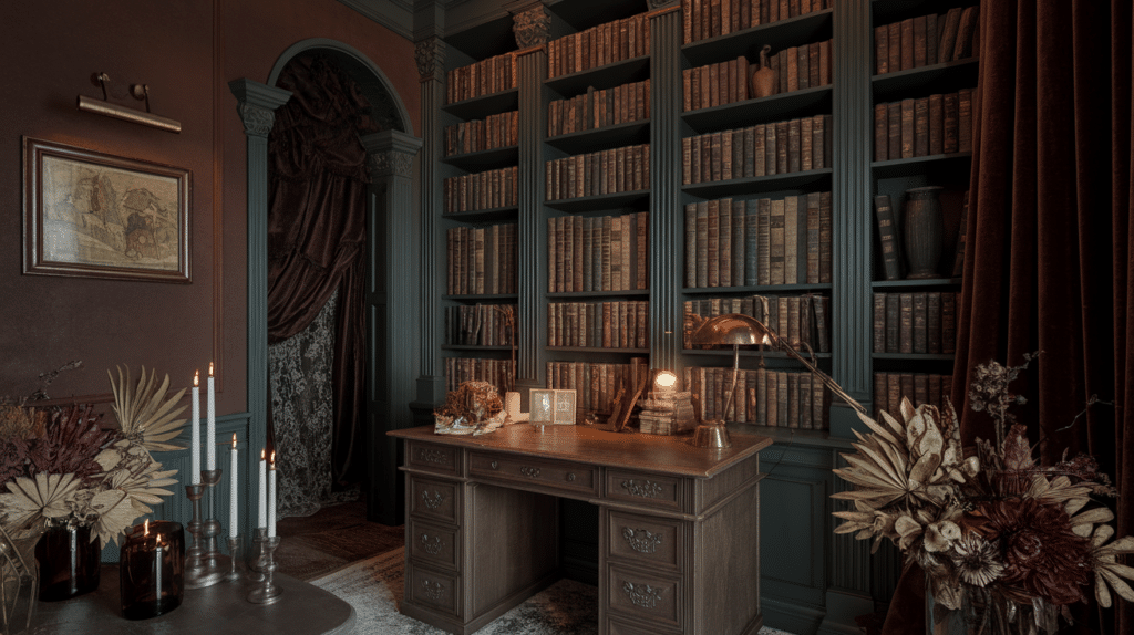 33 Dark Academia Aesthetic Room Ideas - Opple House