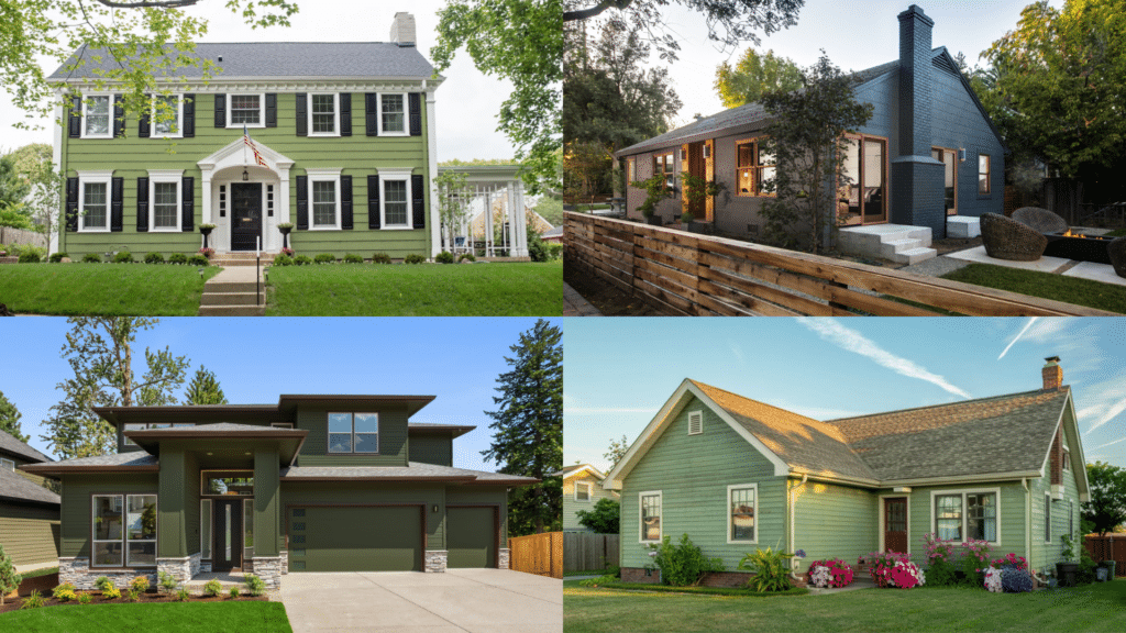 9 Best Green Exterior House Colors to Try - Opple House